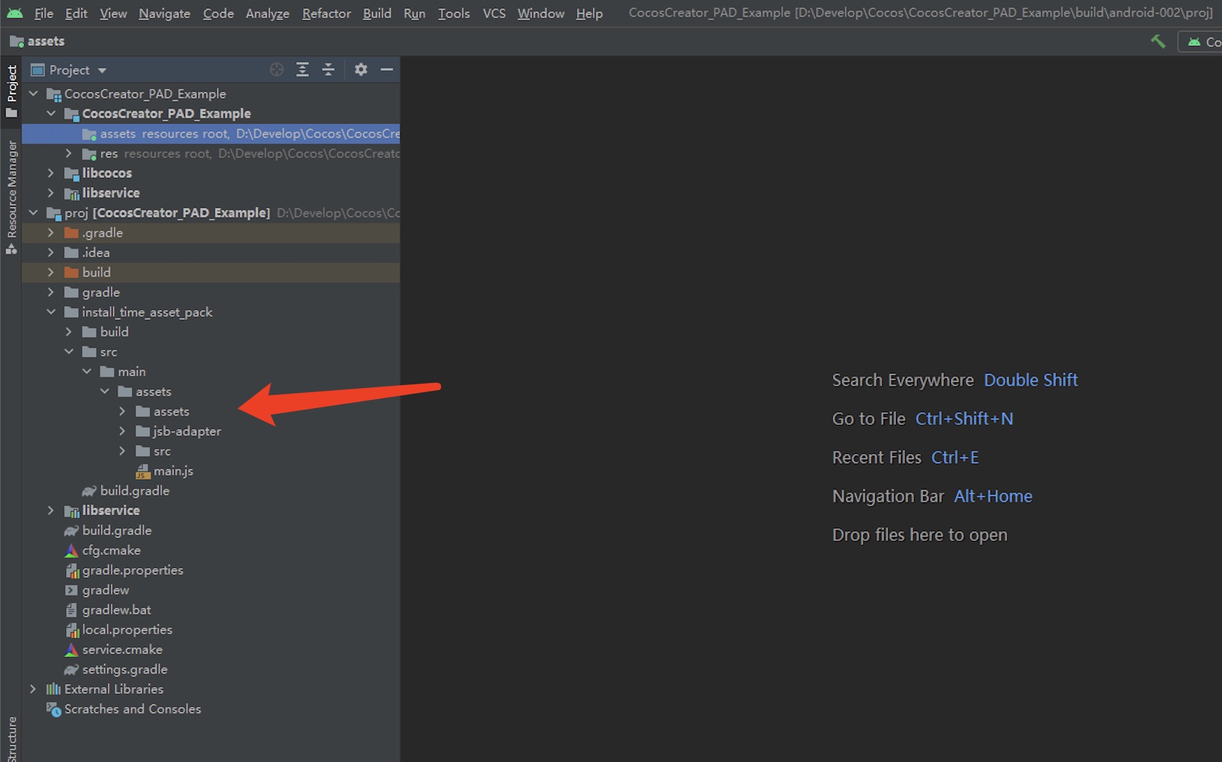 Google Play Asset Delivery Example | Cocos Store