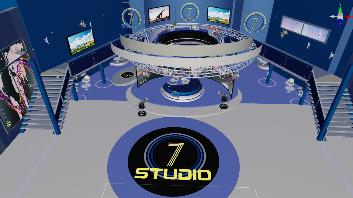 Studio7电视台工作室3D素材包 | Cocos Store