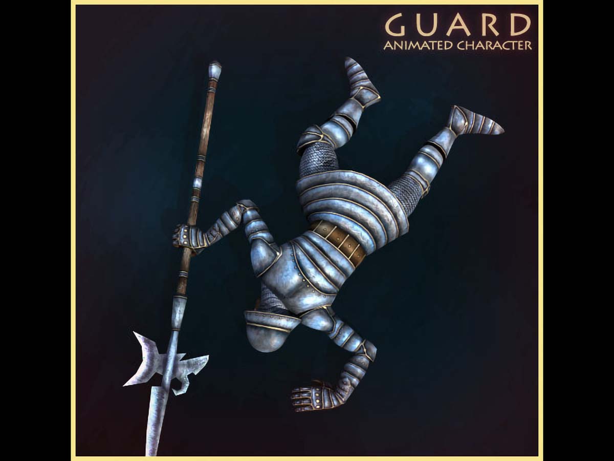 City Guard Light Version Low-poly 3D | Cocos Store