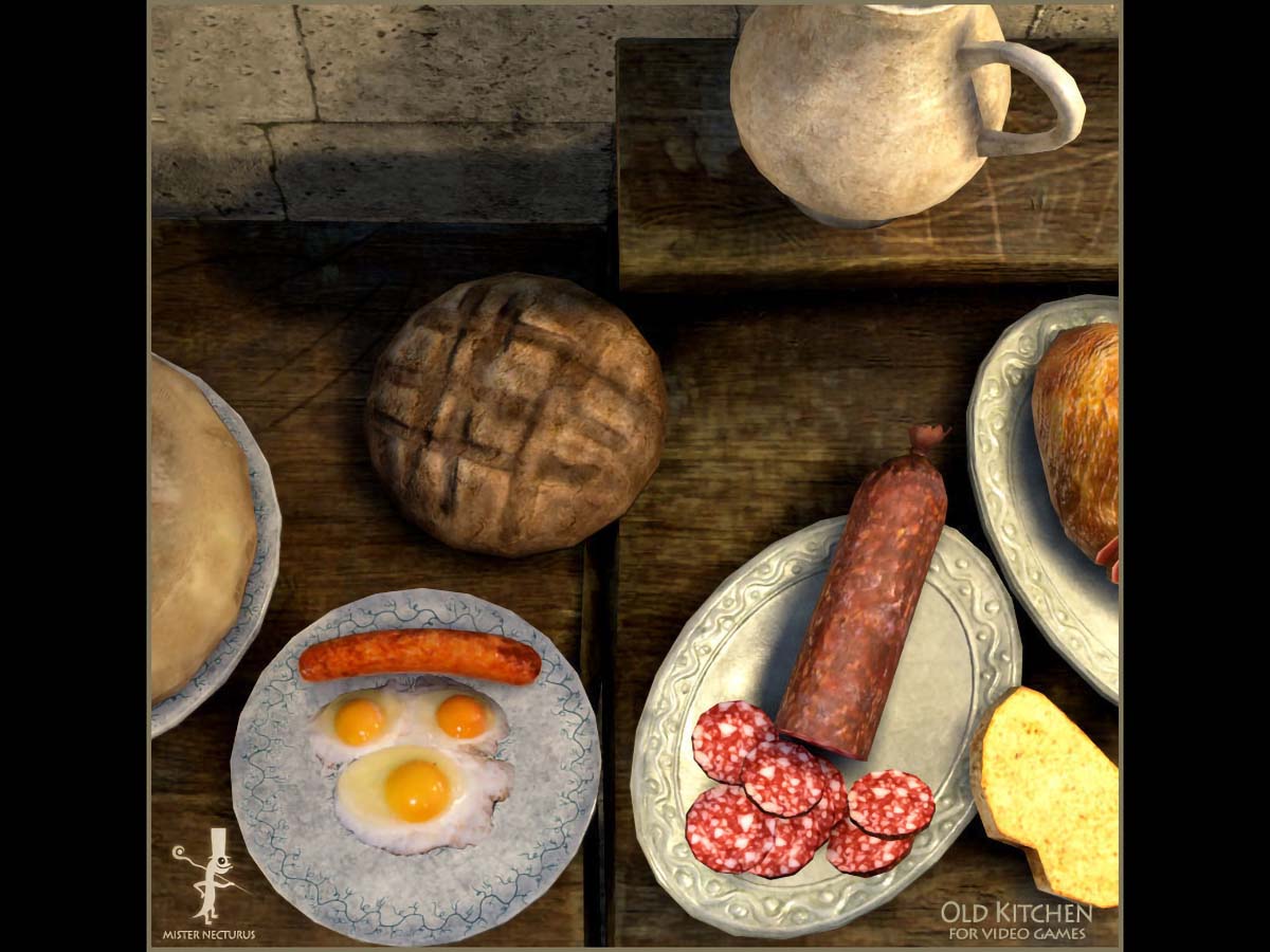 好食物低聚3D模型 | Cocos Store